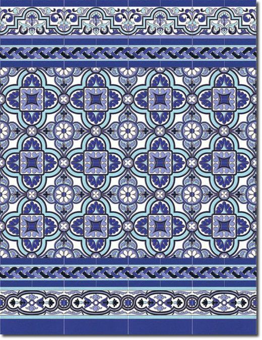 Azulejos y zócalos para patios andaluces — Azulejossola