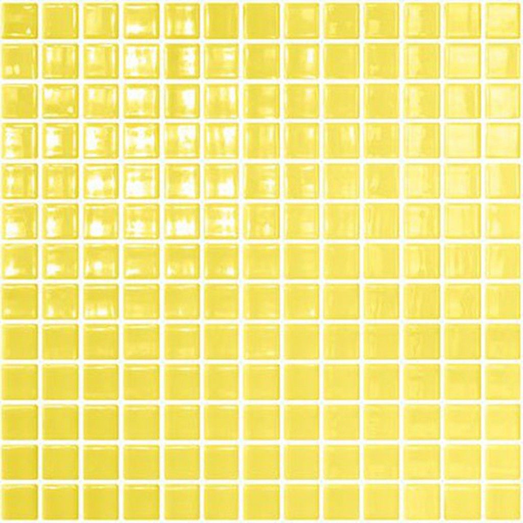 All yellow tile finishes add color and style to your pool or bathroom ...