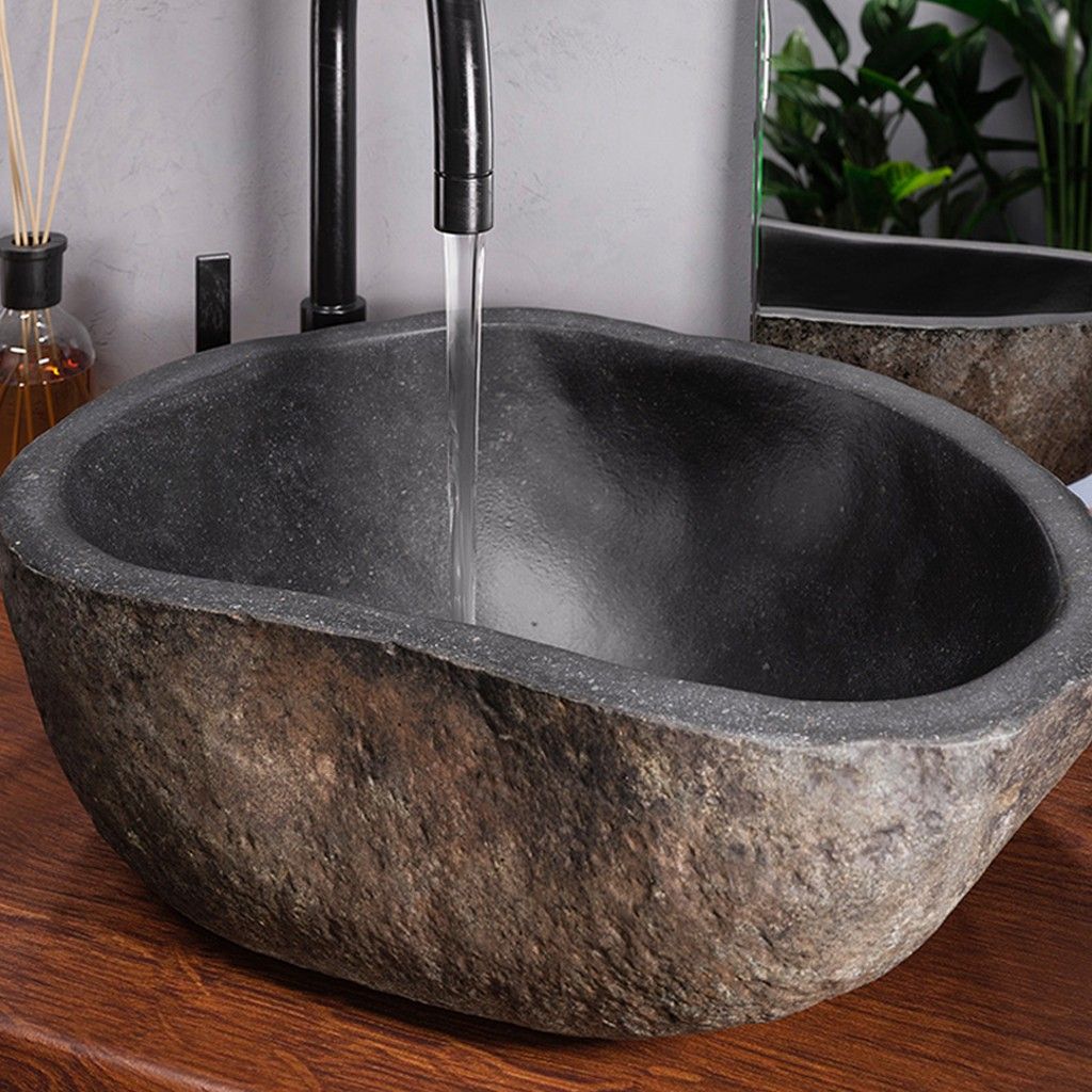 Stone Sinks for Designer Bathrooms — Azulejossola