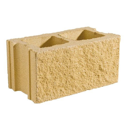 Split concrete block 20x20x40 — Azulejossola