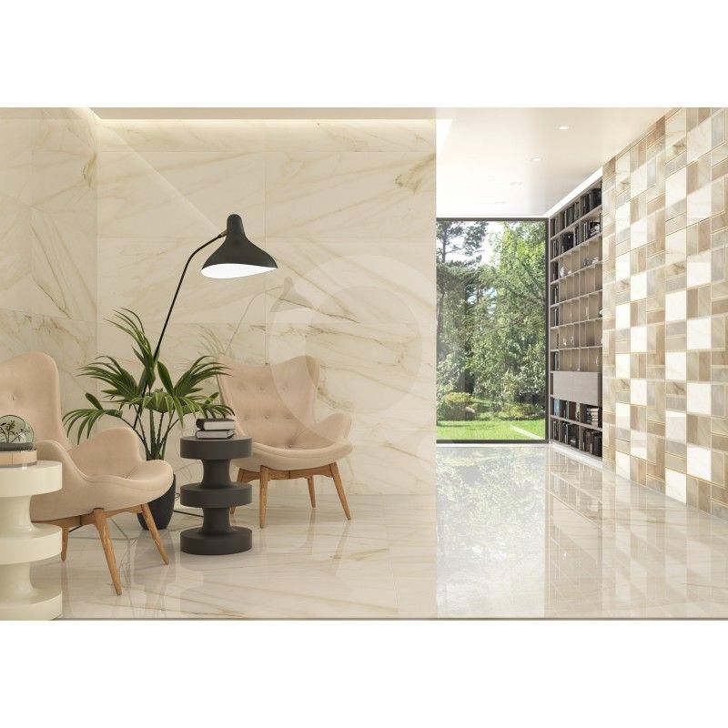 Dozza Wall Gold Tile Box 40x120 1,44m2 Tau — Azulejossola