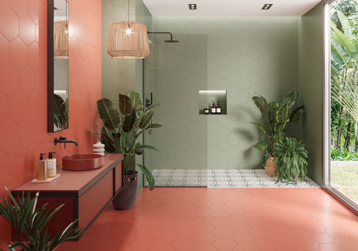 Caja Porcelánico 25x25 Prisma Olive 1,00m2 16 piezas Codicer — Azulejossola