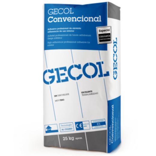 Gecol Convencional 25kg — Azulejossola