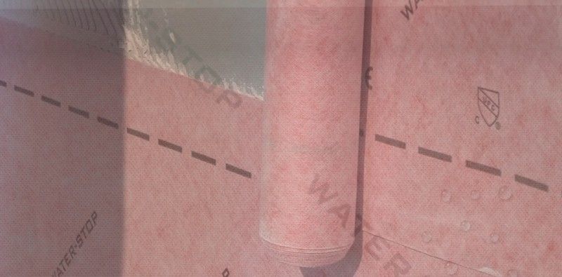 WATER STOP waterproofing sheet for shower tray — Azulejossola